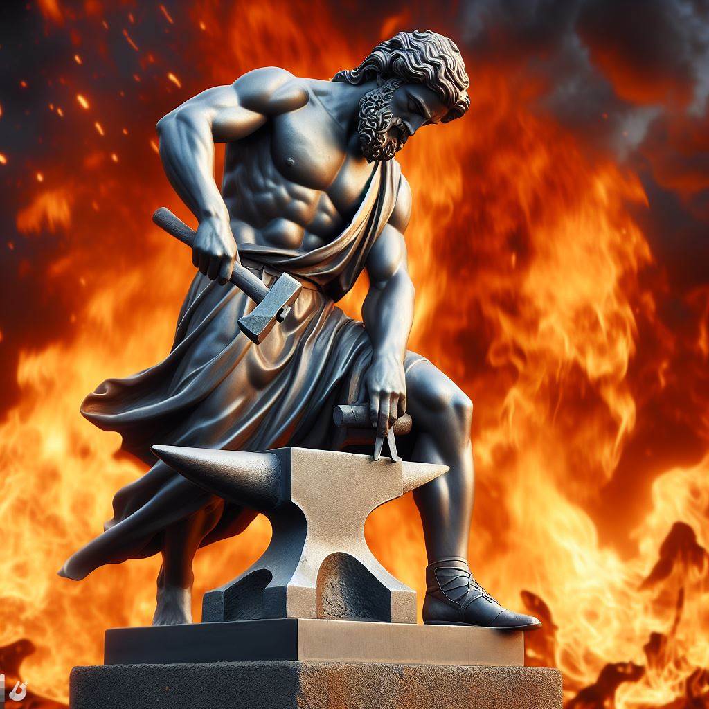 Hephaestus - God of fire and forge | mythicalcreatures.info