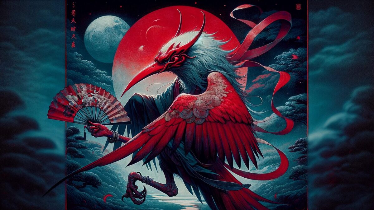 Japanese Tengu Mythical Creatures Tengu Bird Like Japanese Spirits