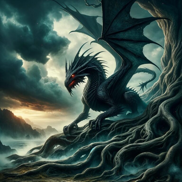 Nidhogg Norse Chaos Dragon Mythicalcreatures Info